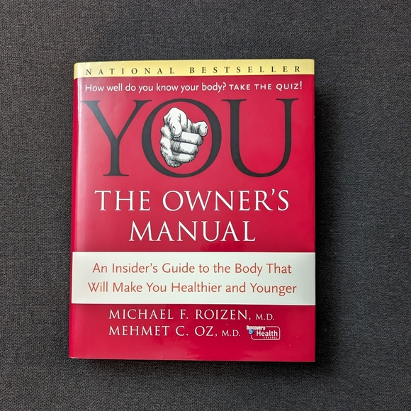 Other | Book You The Owners Manuals By Mehmet C Oz Md | Poshmark